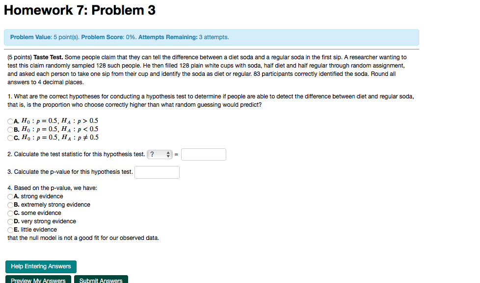 Solved Homework 7 Problem 3 Problem Value 5 Point S