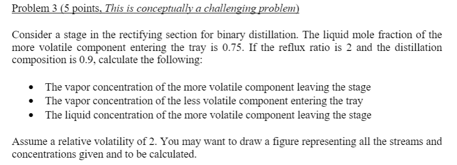 Solved Problem 3 5 Points This Is Conceptually A 