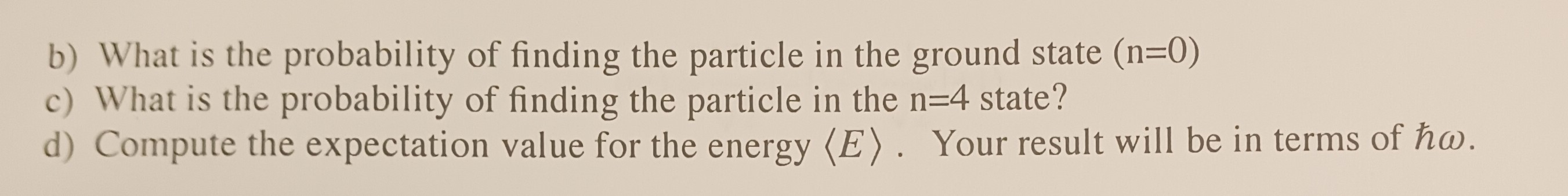 Solved Consider the following wave function|ψ:where the |n: | Chegg.com