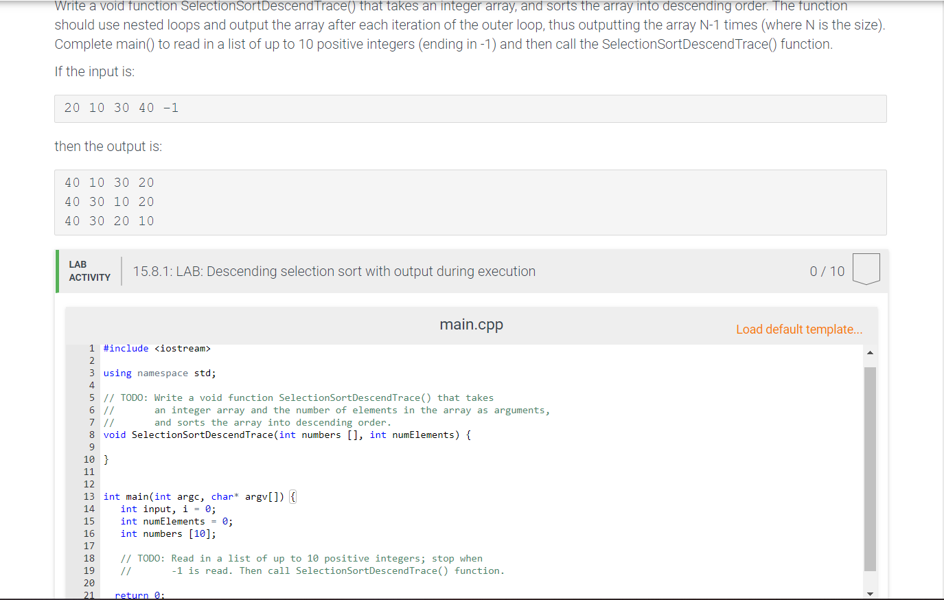 Solved Attention Don T Solve This By Java Or Python Please