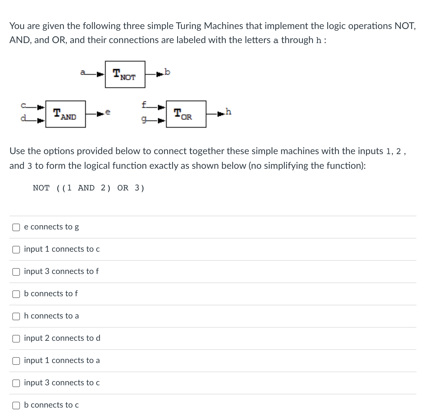 Solved You are given the following three simple Turing | Chegg.com