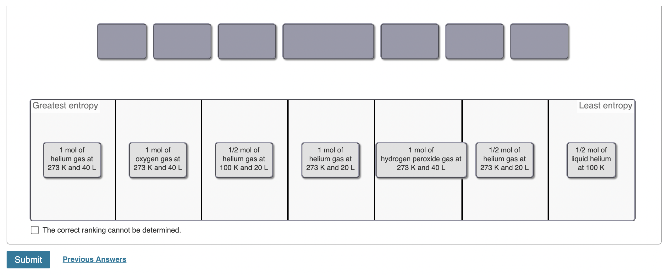 Solved Rank these systems in order of decreasing | Chegg.com