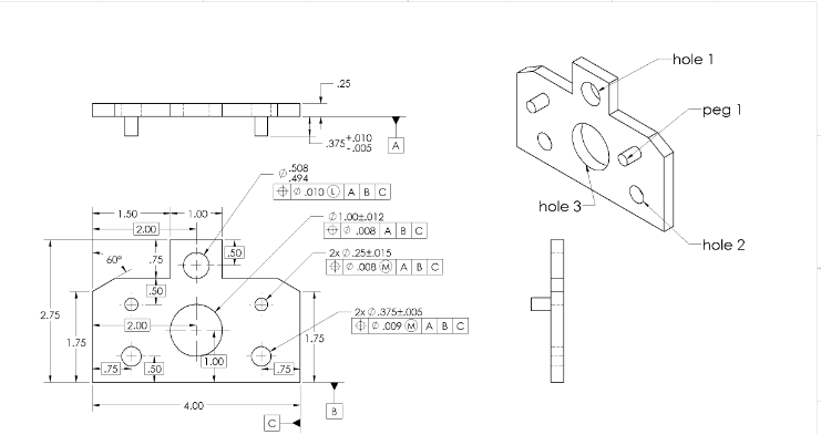Solved GDT question: Please show how to get to the answer | Chegg.com
