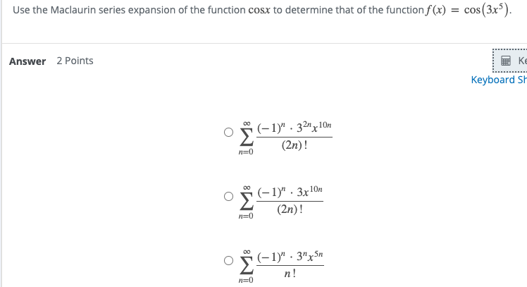 Solved Use the Maclaurin series expansion of the function | Chegg.com