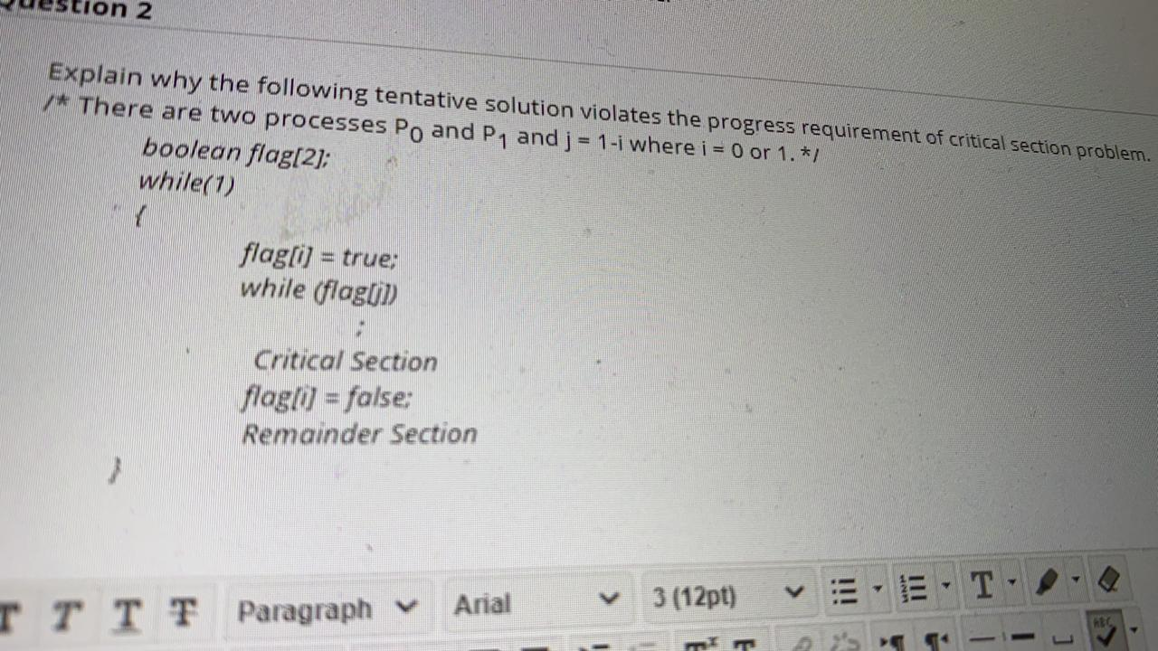 Solved on 2 Explain why the following tentative solution | Chegg.com
