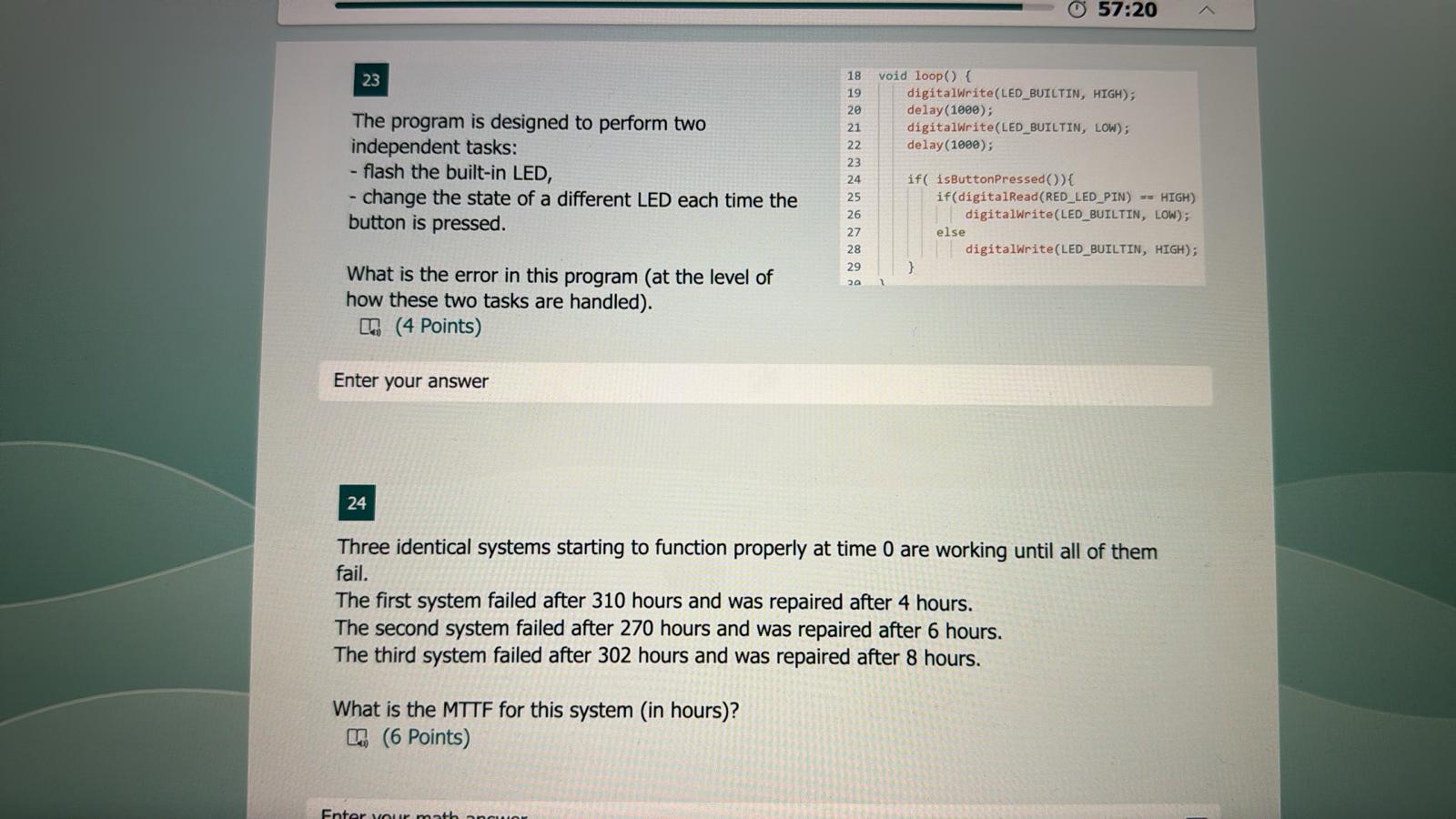Solved The program is designed to perform twoindependent | Chegg.com