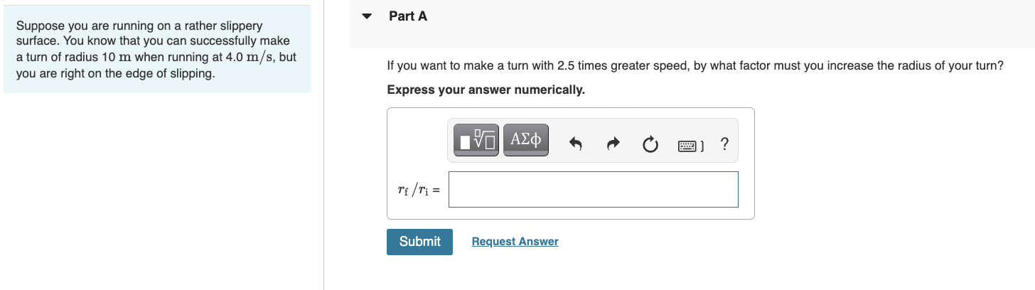 Solved Suppose you are running on a rather slippery surface. | Chegg.com