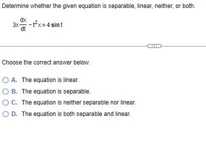 Solved How would you separate variables to solve the | Chegg.com