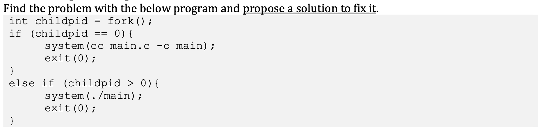 Solved = == Find the problem with the below program and | Chegg.com