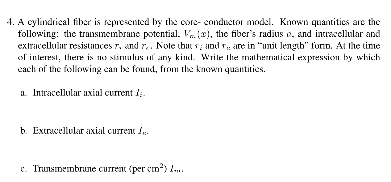 Solved 4. A cylindrical fiber is represented by the core- | Chegg.com