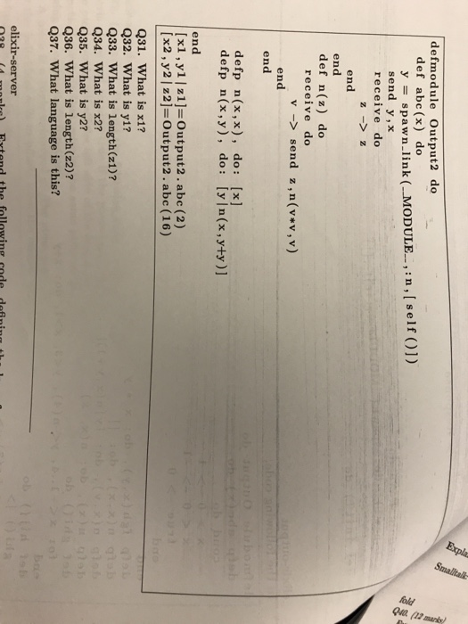 elixir-output In the following code, defp abc (x) do | Chegg.com