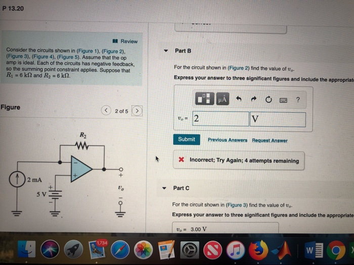 Solved P 13.20 Review v Part E Consider the circuits shown | Chegg.com
