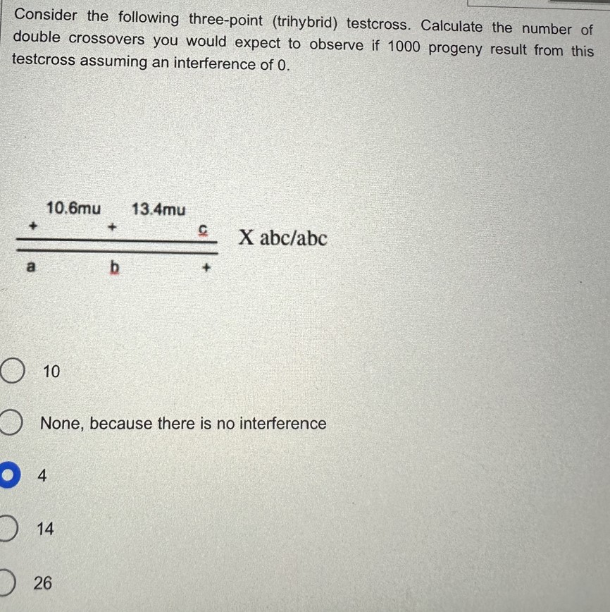 Solved Consider the following three-point (trihybrid) | Chegg.com