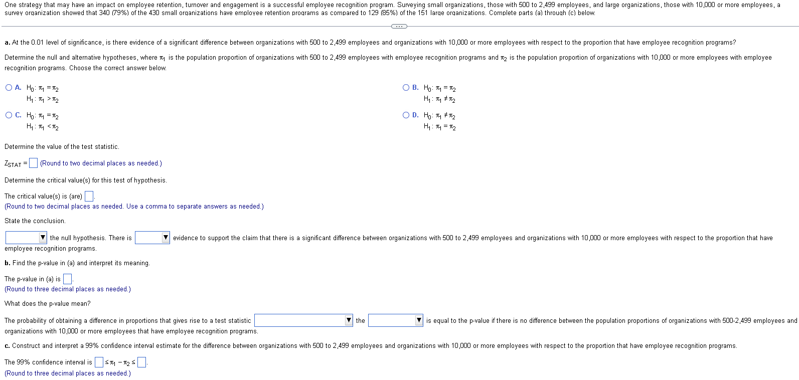 Solved recognition programs. Choose the correct answer | Chegg.com