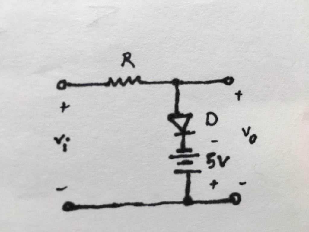Solved Assuming ideal diode, find the input output | Chegg.com Solved Assuming ideal diode, find the input output | Chegg.com