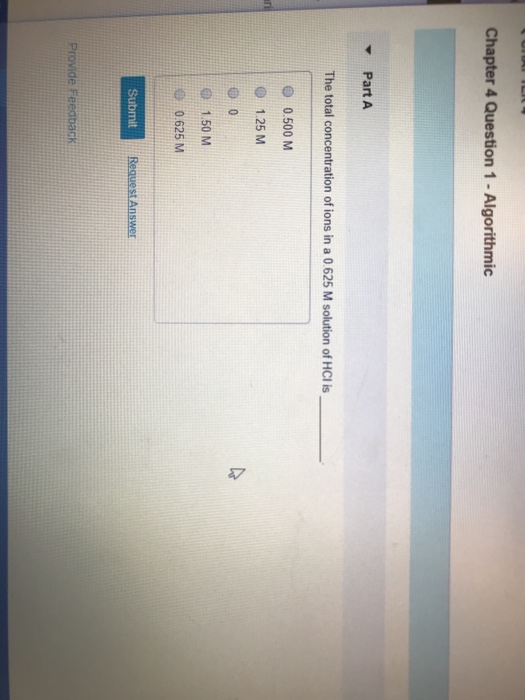Solved Chapter 4 Question 1-Algorithmic Part A The total | Chegg.com
