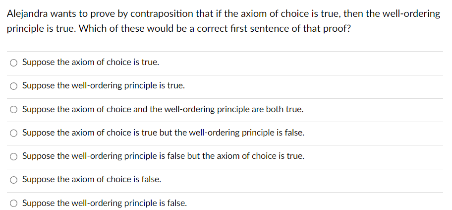 Solved Alejandra wants to prove by contradiction that every | Chegg.com