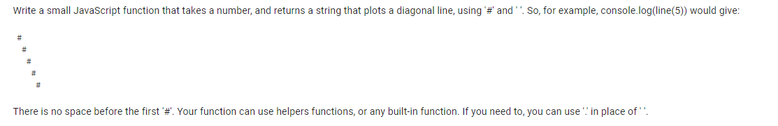 Solved Write a small JavaScript function that takes a | Chegg.com