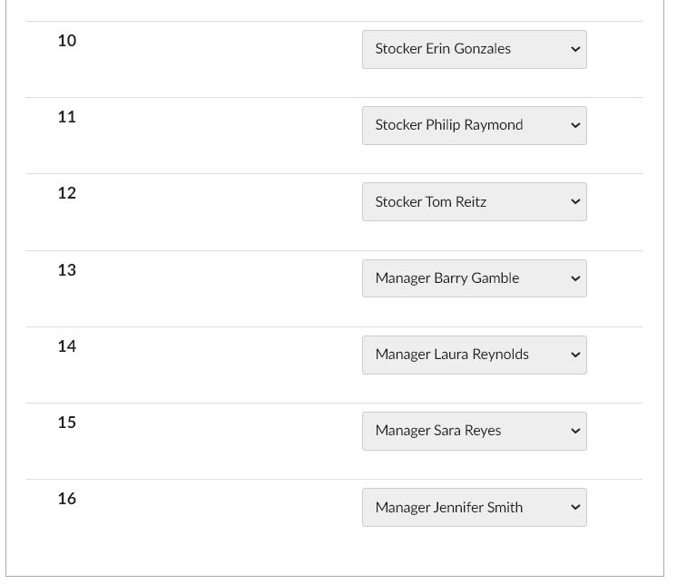 Solved Match the filing order on the left to the record on | Chegg.com