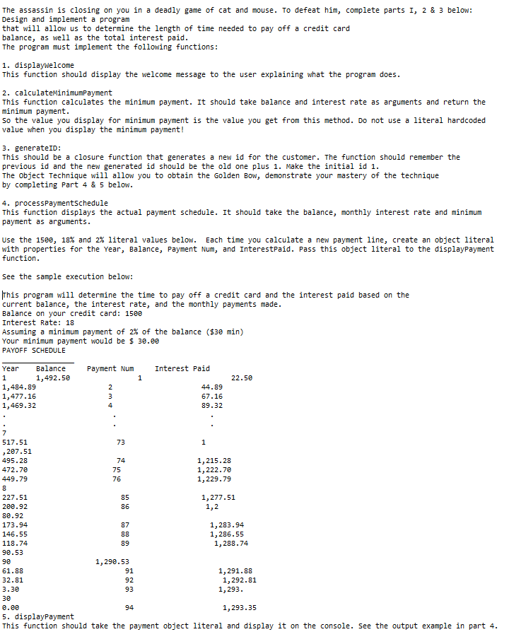 Solved The assassin is closing on you in a deadly game of | Chegg.com