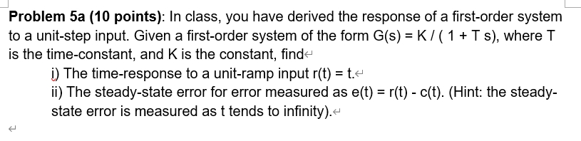 Solved Problem 5a (10 points): In class, you have derived | Chegg.com