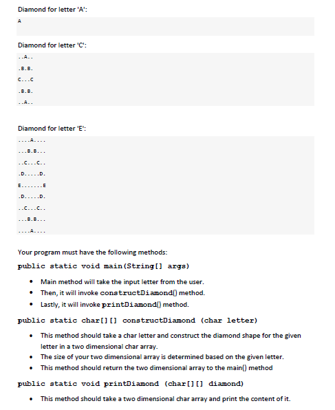 Solved 3. Write a program that takes an input letter and | Chegg.com