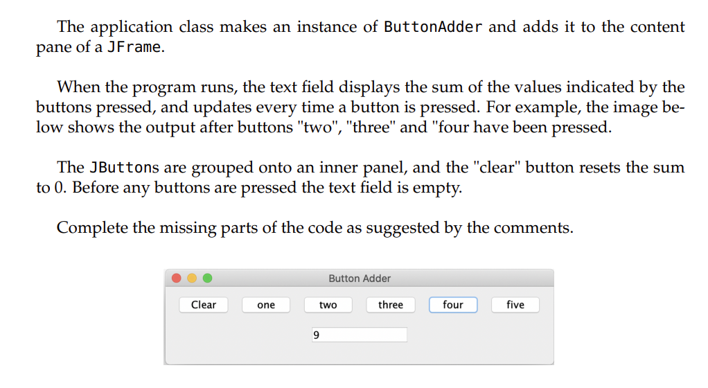 Solved import javax.swing.*; import java.awt.*; public class | Chegg.com