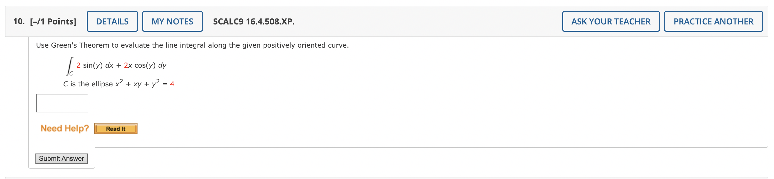 Solved Use Green's Theorem to evaluate the line integral | Chegg.com