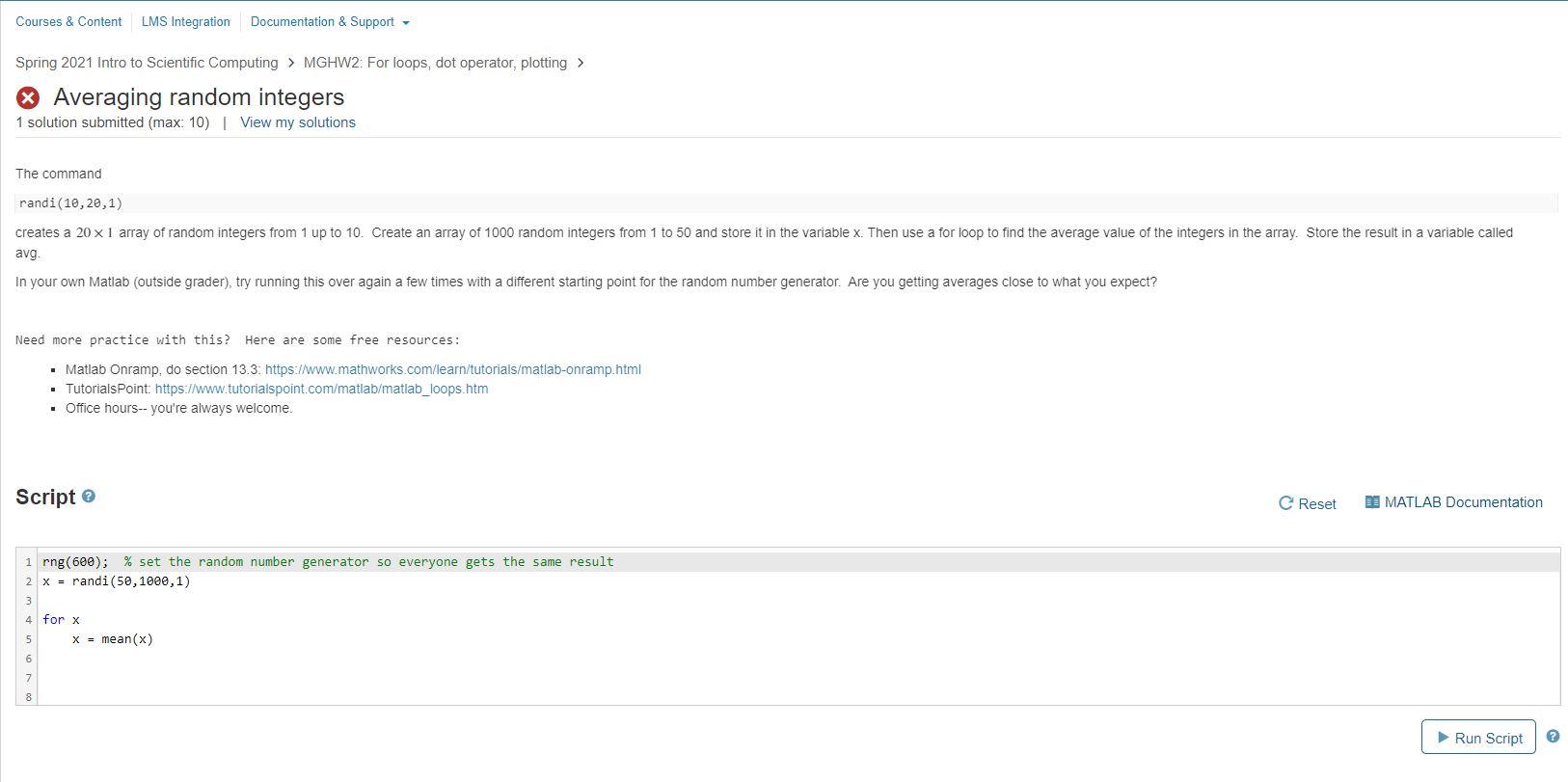 Solved Courses & Content LMS Integration Documentation & | Chegg.com