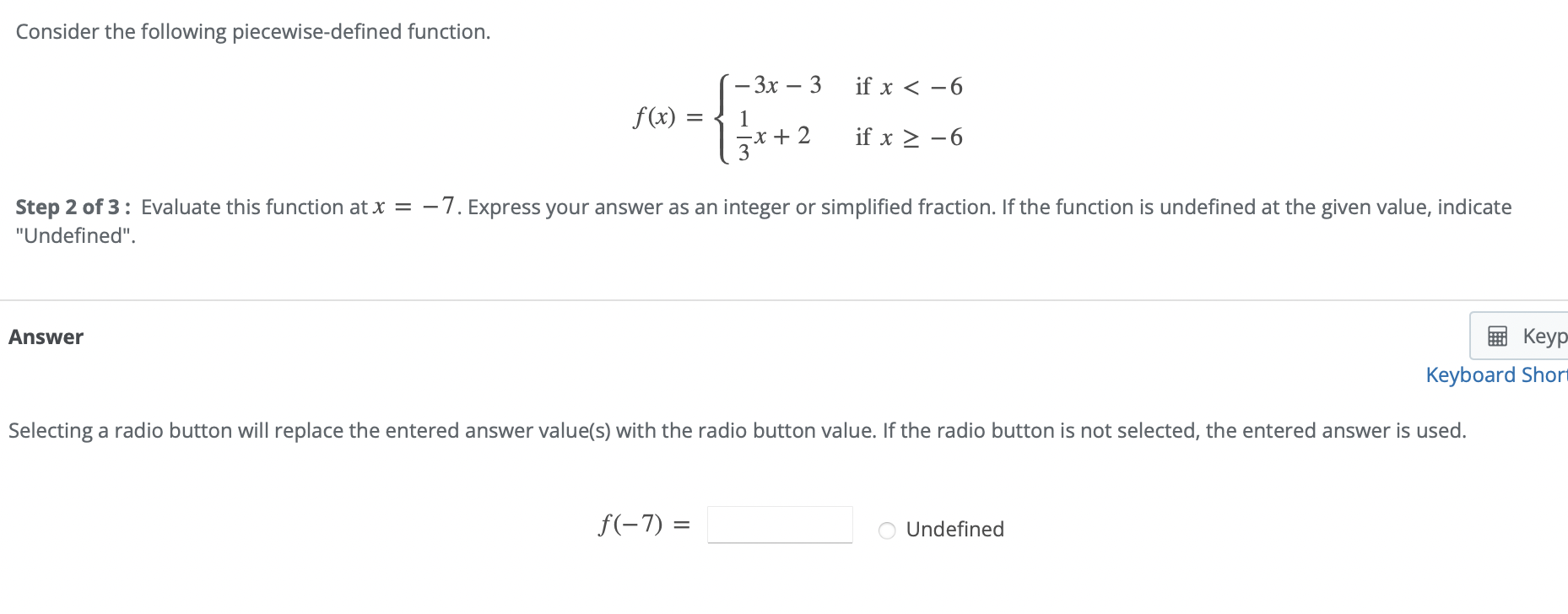 Solved Consider the following piecewise-defined function. if | Chegg.com