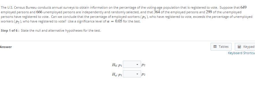 Solved The U.S. Census Bureau conducts annual surveys to | Chegg.com