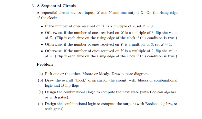 Solved A Sequential Circuit A sequential circuit has two | Chegg.com