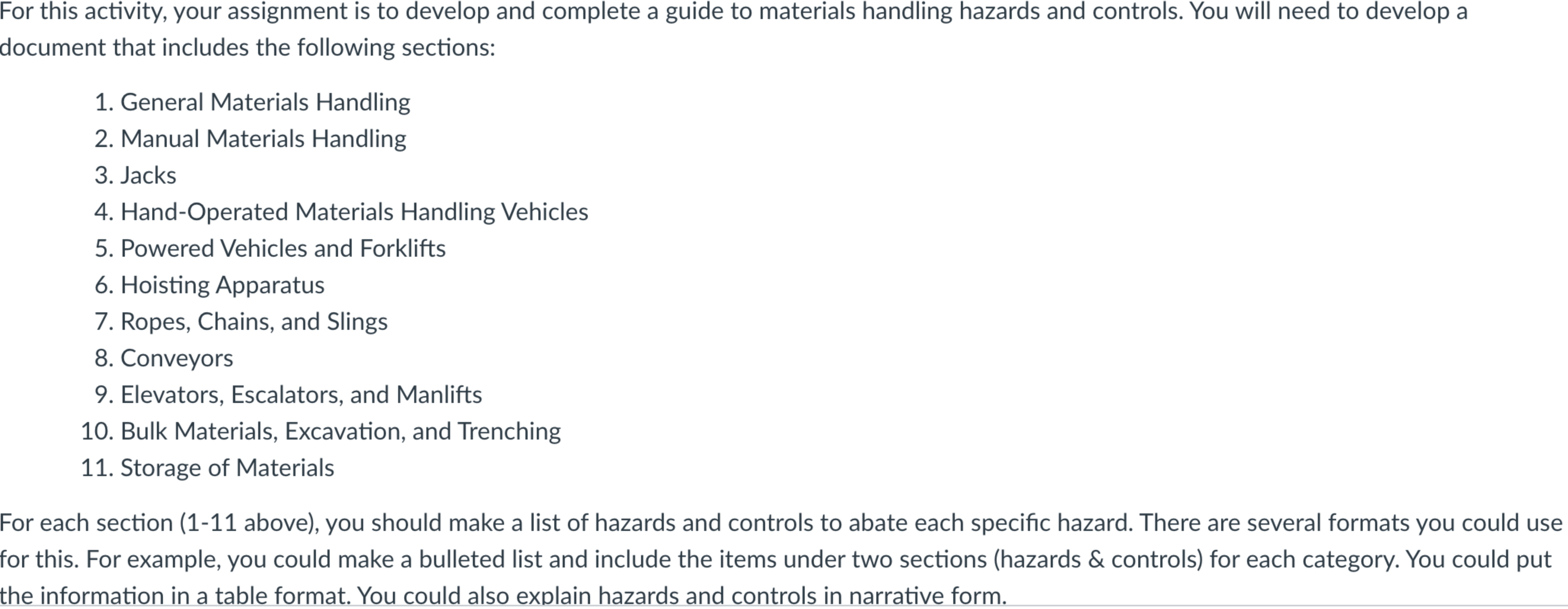 Solved For this activity, your assignment is to develop and | Chegg.com