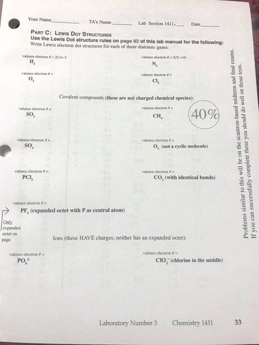 Solved Your Name PROCEDURE PART A. PERIODIC PROPERTIES TA's | Chegg.com