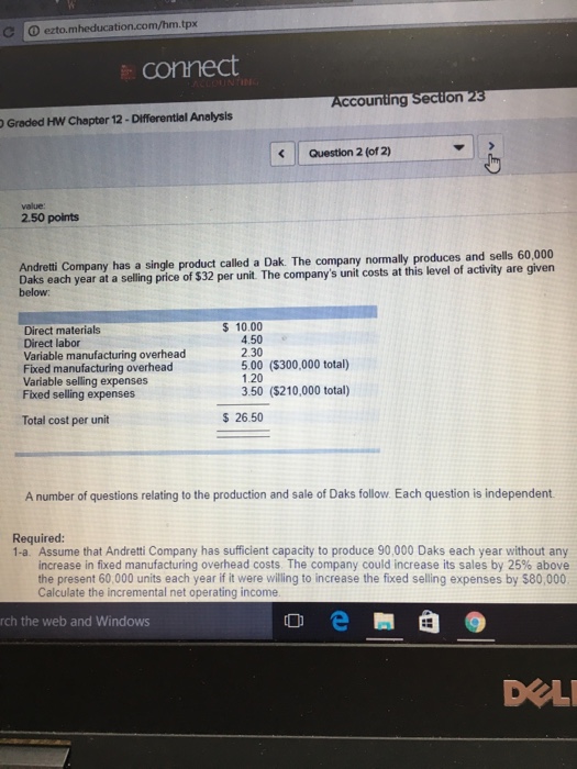 Solved C ezto.mheducati tpx connect unting Section Graded HW | Chegg.com Solved C ezto.mheducati tpx connect unting Section Graded HW | Chegg.com