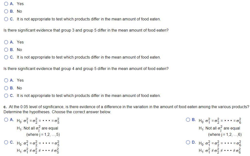 Solved pet food company conducted an experiment to compare | Chegg.com