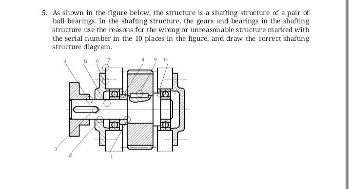 Solved 5. As shown in the figure below, the structure is a | Chegg.com