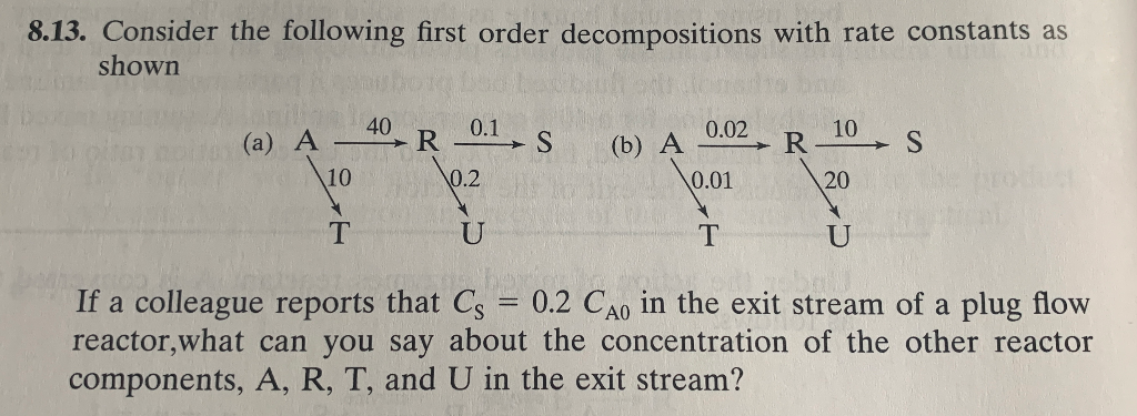 Solved 8.13. Consider the following first order | Chegg.com