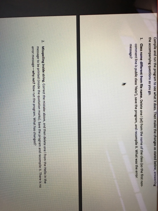 Solved Name Lau Name: CSE 110 Lab 2: Introduction to | Chegg.com