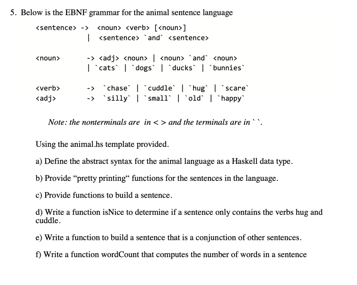 Solved Here is the template, so please provide the Haskell | Chegg.com Solved Here is the template, so please provide the Haskell | Chegg.com