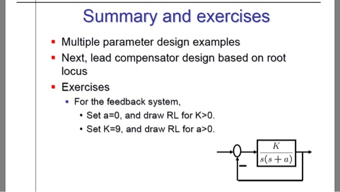 Solved Summary and exercises Multiple parameter design | Chegg.com