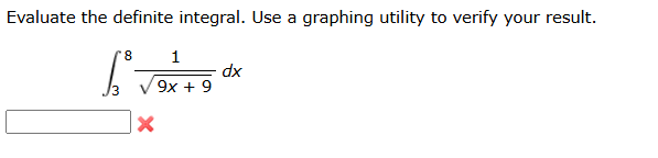 Solved by an EXPERT Evaluate the definite integral. Use a graphing ...