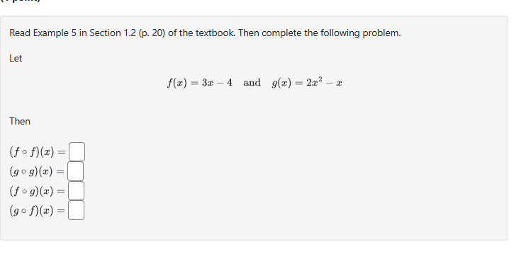 Solved Read Example 5 in Section 1.2 (p. 20) of the | Chegg.com