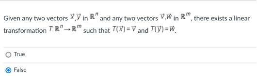 Solved Given any two vectors x,y in Rn and any two vectors | Chegg.com