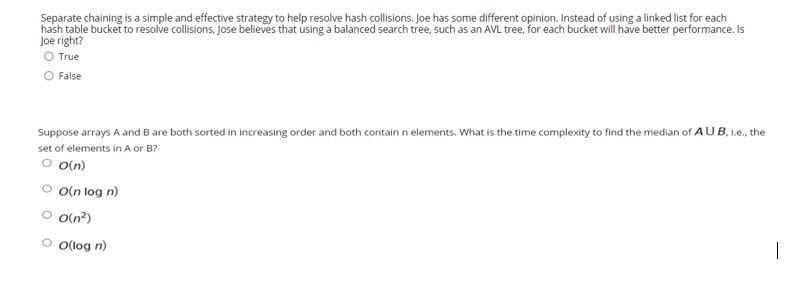 Solved Separate chaining is a simple and effective strategy | Chegg.com