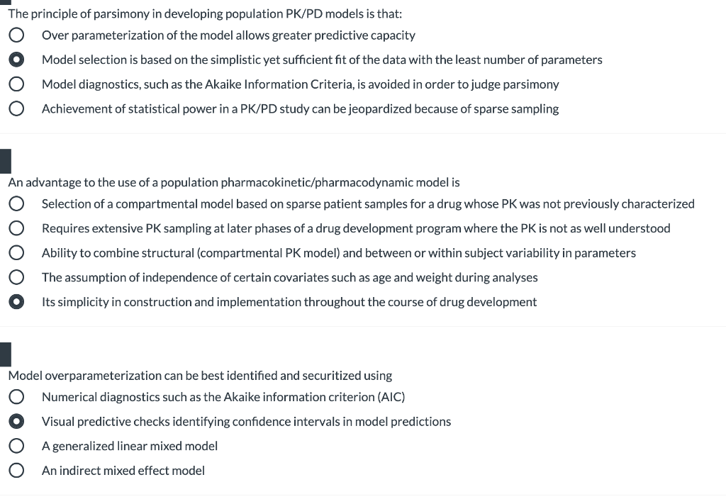 Solved OOOO The principle of parsimony in developing | Chegg.com