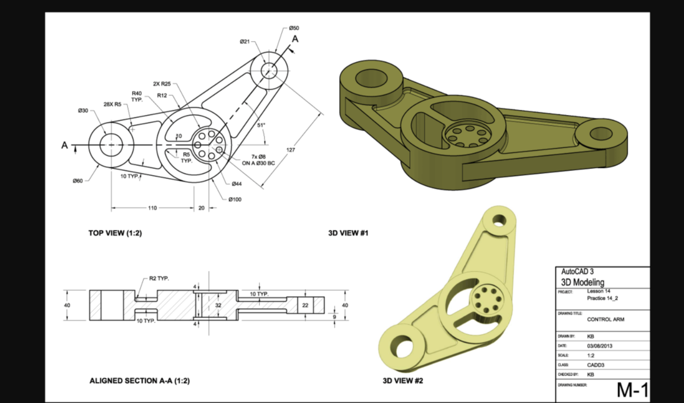 Solved Using autodesk inventor draw the part presented | Chegg.com