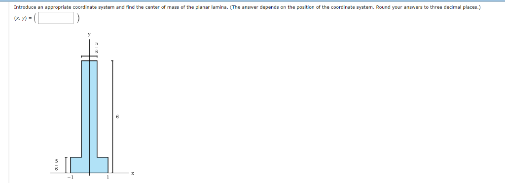 Solved mass of the planar lamina. (The answer depends on the | Chegg.com