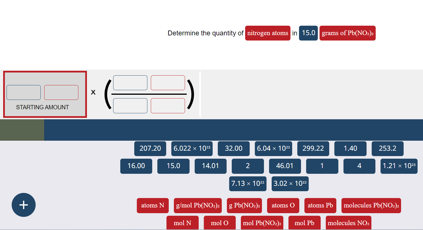 Solved Determine the quantity of nitrogen atoms in 15.0 | Chegg.com
