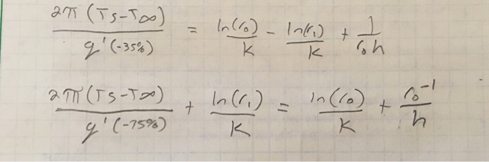 Solved Solve for the variable ro. Show the steps. I’m stuck | Chegg.com